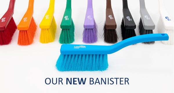 The New Hillbrush Hygienic Banister Brush Range