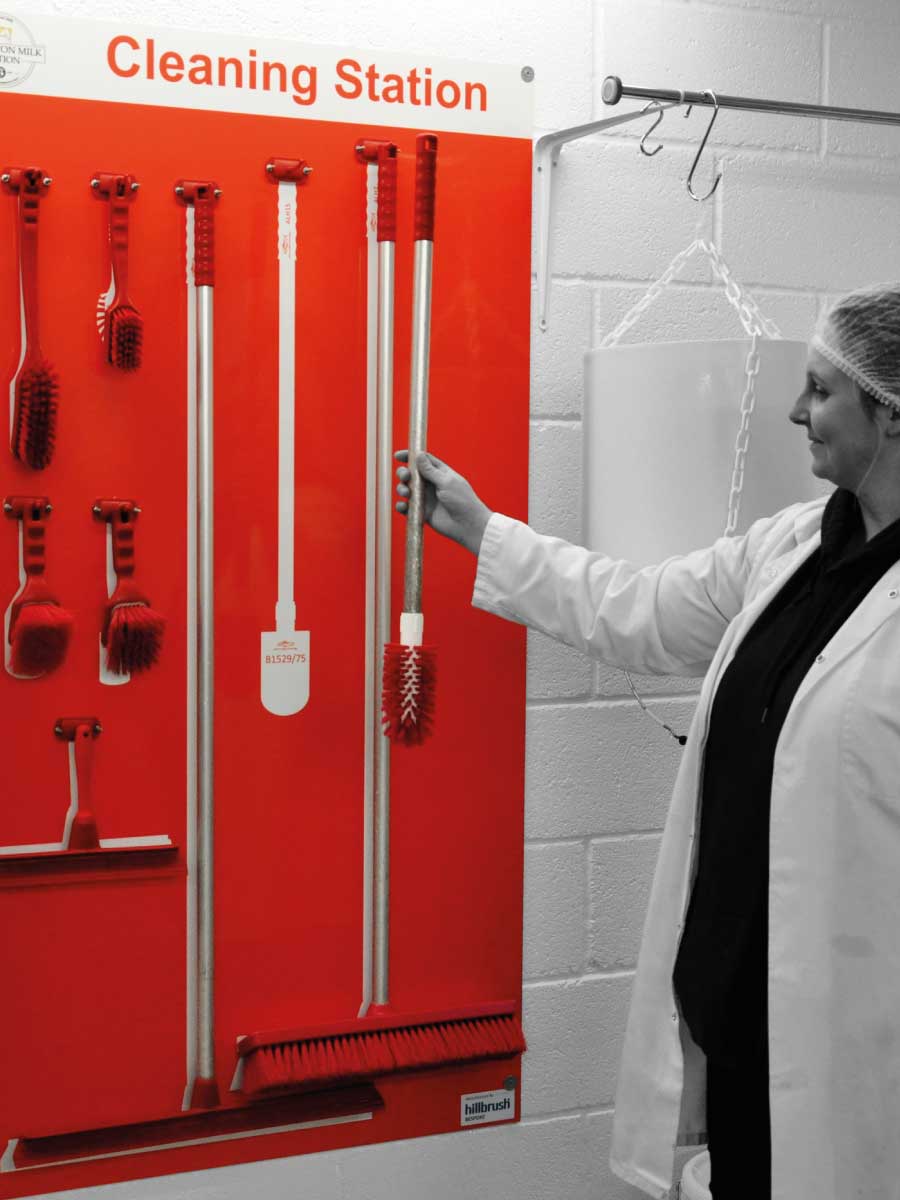 Colour Coded Hygienic Squeegee's